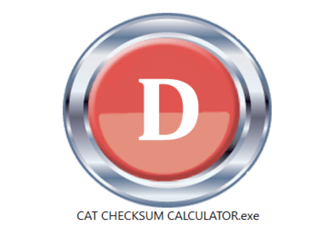 CATERPILLAR CHECKSUM CALCULATOR – TECHNICAL SOLUTIONS DIESEL