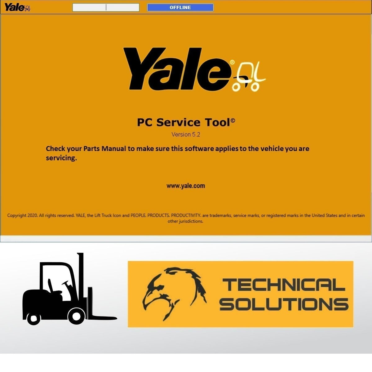 YALE PC SERVICE TOOL 5.2 (2023) – TECHNICAL SOLUTIONS DIESEL