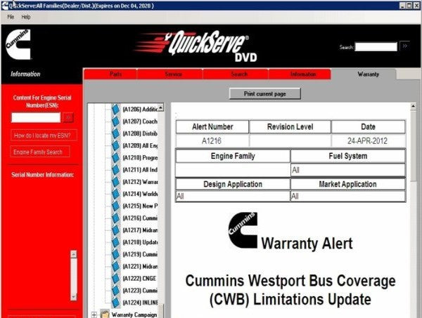 Cummins Quickserve Engines ( Parts & Manuals ) – TECHNICAL SOLUTIONS DIESEL